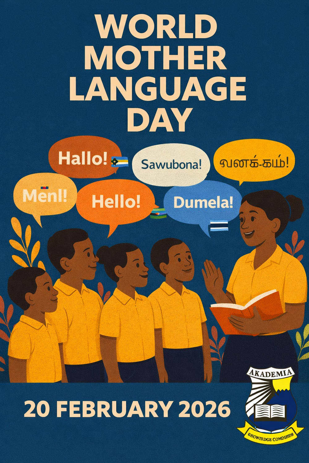 🌍🗣️ World Mother Language Day – AKADEMIA HIGH SCHOOL